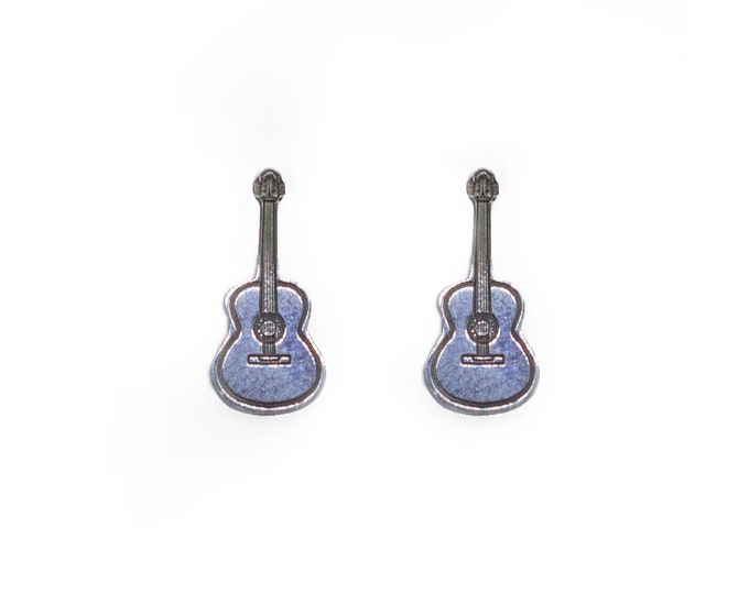 Musical Instruments Themed Miniature Trumpet and Violin Shaped Stud ...