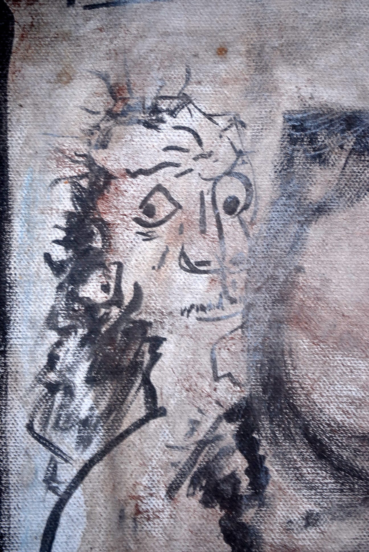 Pablo Picasso Paint Signed - Pablo Picasso Oil on Canvas Signed Pablo ...