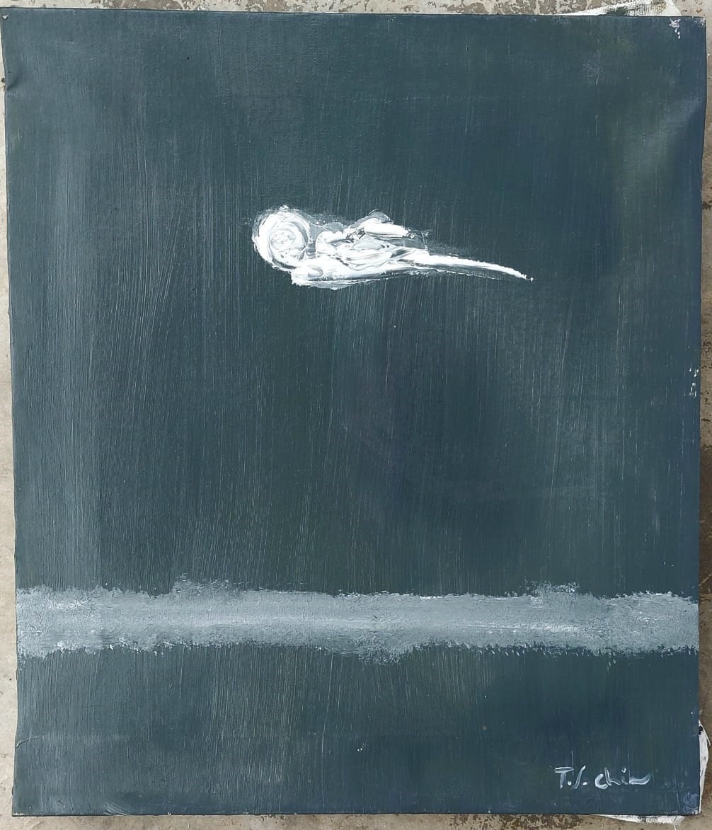 Original Tschin Oil Painting on Canvas Wall Art Wall Deco - Etsy
