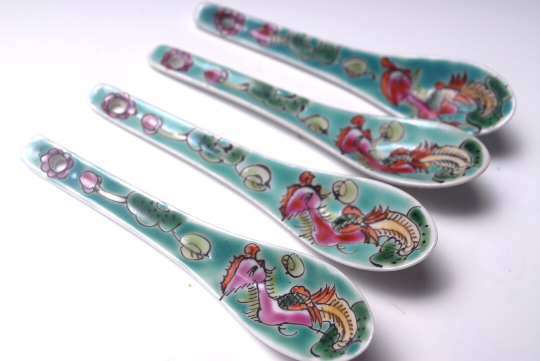 Chinese Small Spoon Set Unique Spoon Collection - Etsy