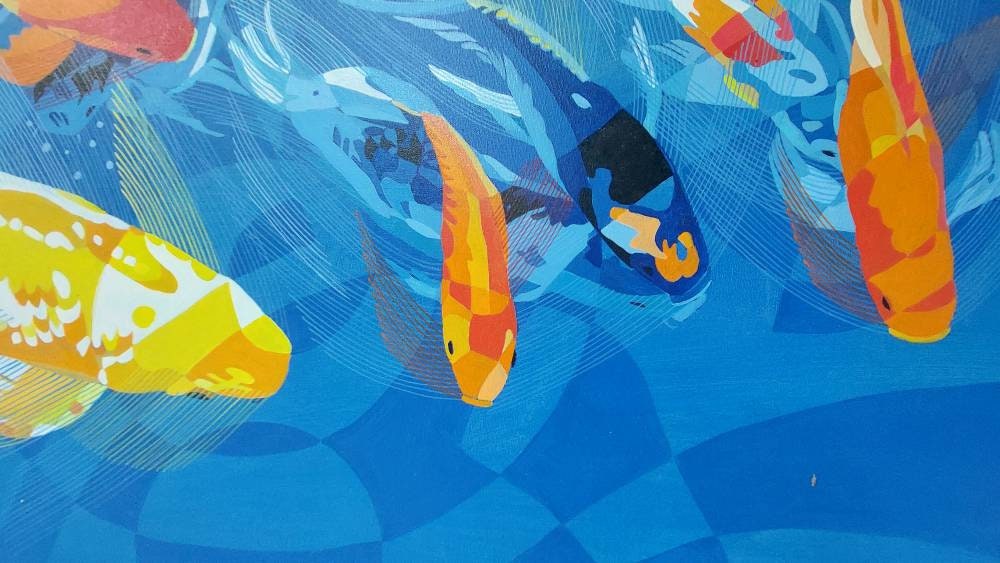 Original Nik Rafin Large Painting on Canvas World Famous Artist Sold in Many Auction House ...