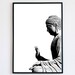 Sitting Buddha Print, Printable Wall Art, INSTANT DOWNLOAD, Buddha ...