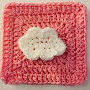 Cloud Granny Square Crochet Pattern for Beginners–easy Blanket Crochet ...
