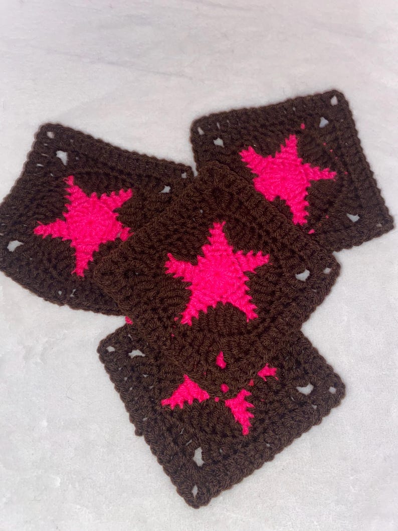 Star Granny Square Crochet Pattern – Easy PDF Download – Beginner ...