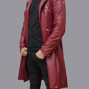 Handmade Inspired Fullmetal Red Chemist Trench Coat | Halloween Cosplay ...