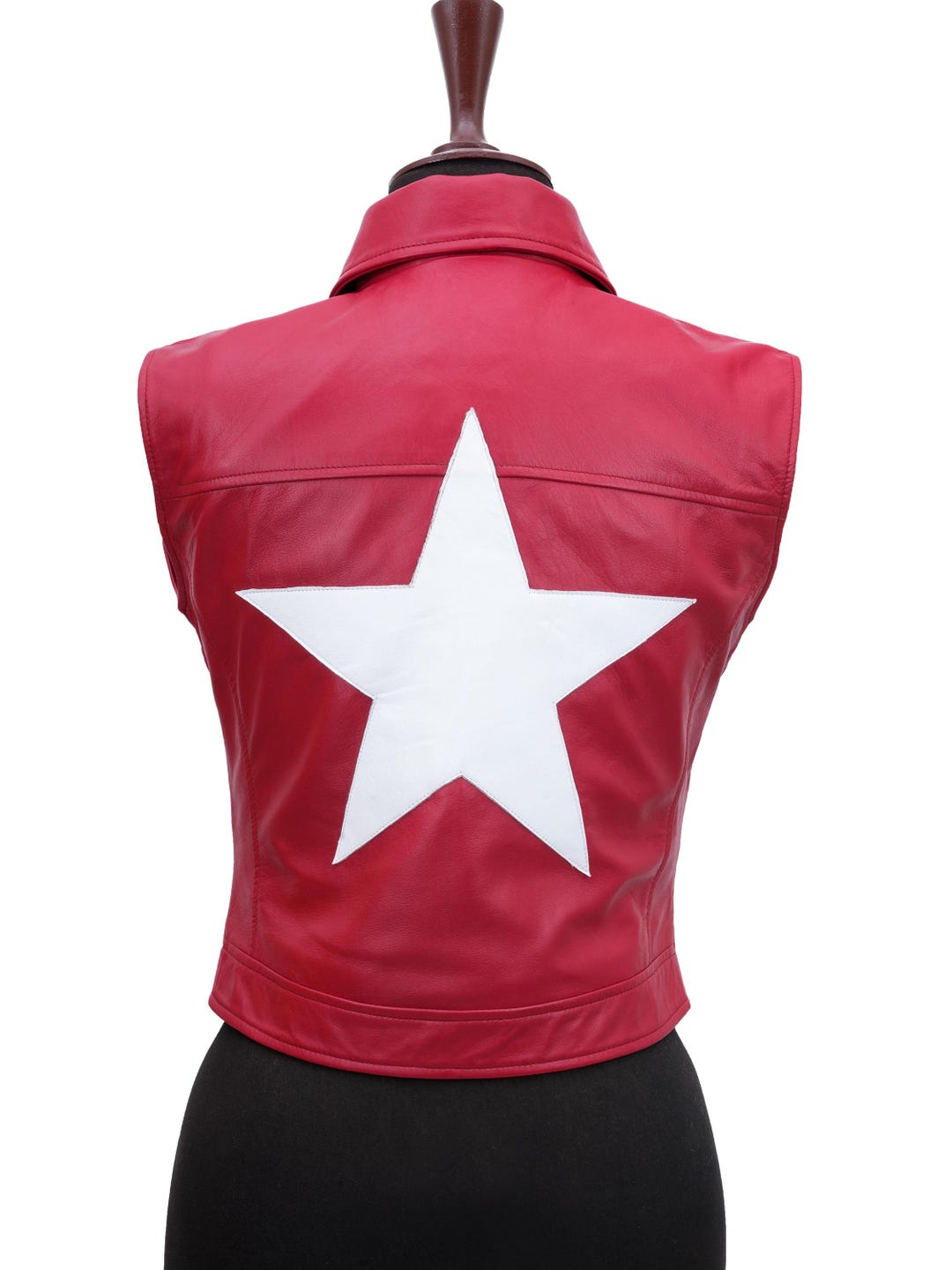 Handmade Terry Cosplay Costume Bogard Vest Inspired Leather Jacket ...