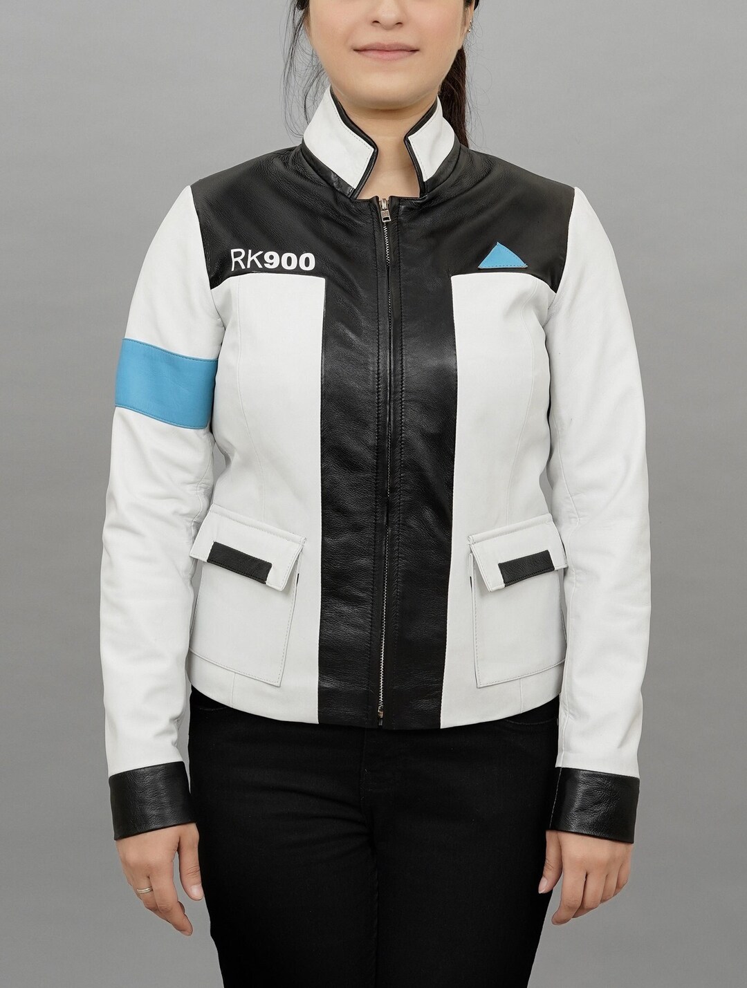 Handmade Detroit Become Human Inspired Connor Leather Jacket DBH Connor ...