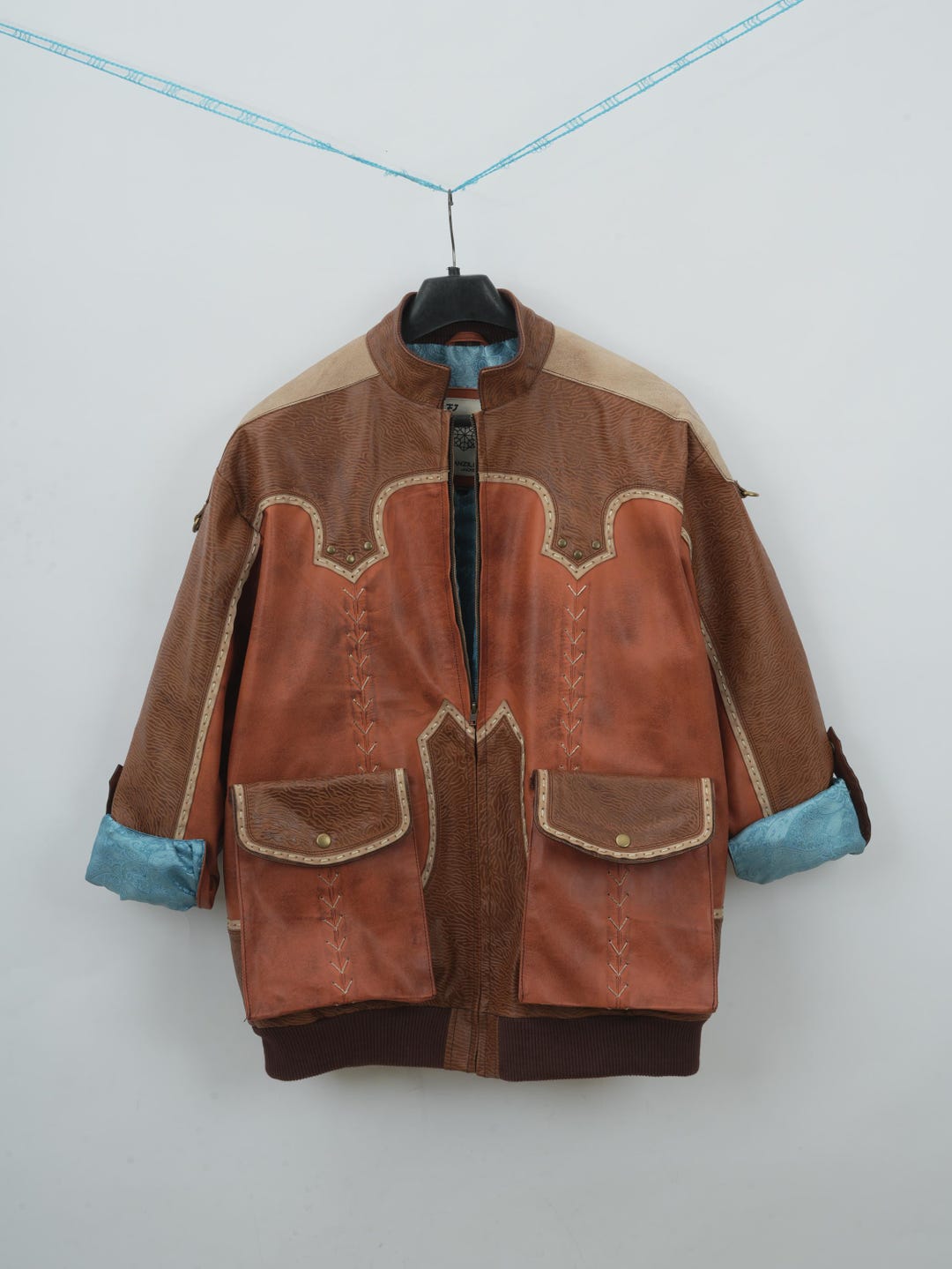 Handmade Custom Design Monster Alma Handler Inspired Leather Jacket ...