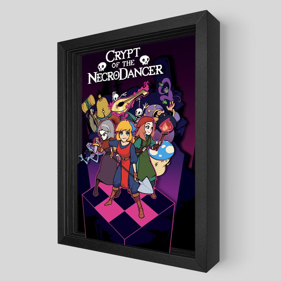 Crypt of the Necrodancer Shadowbox Art - Etsy