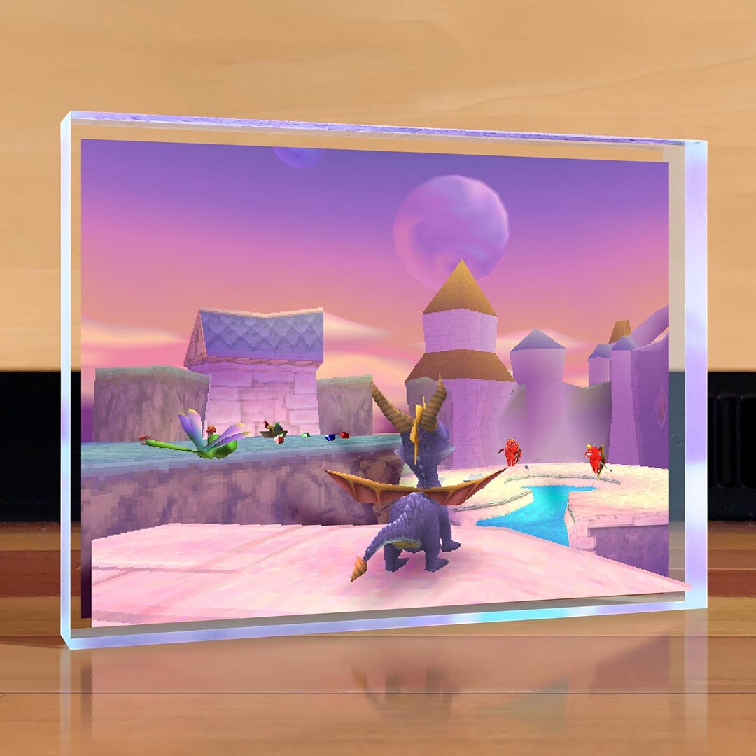 Spyro Lofty Castle Desktop Art - Etsy