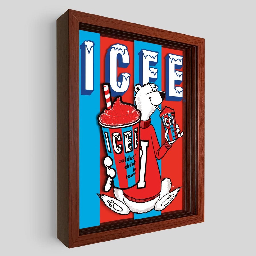 ICEE Shadowbox Art - Etsy