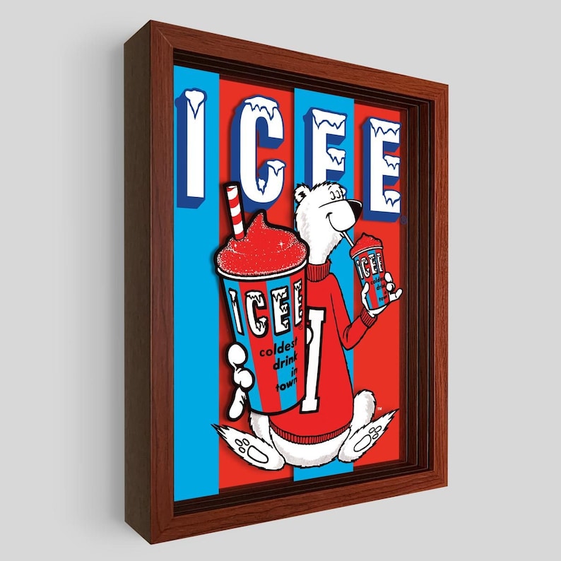 ICEE Shadowbox Art - Etsy