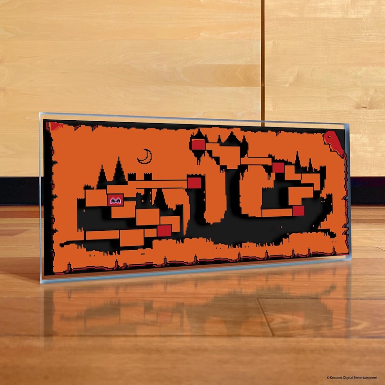 Castlevania Map Desktop Art - Etsy