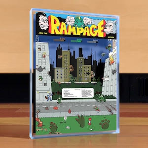 Rampage Arcade Desktop Art - Etsy
