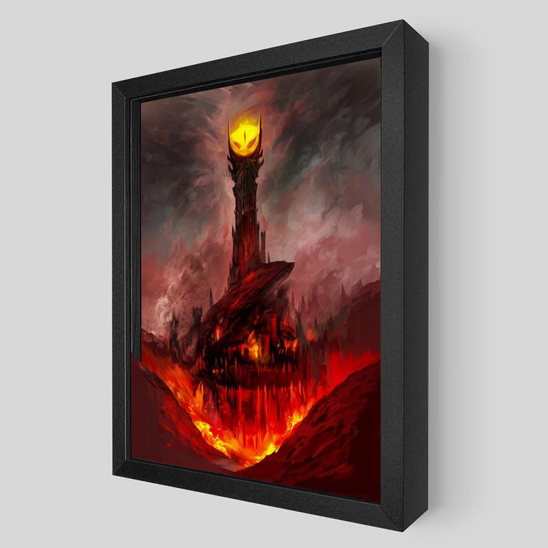 LED Darkspire Shadowbox Art - Etsy