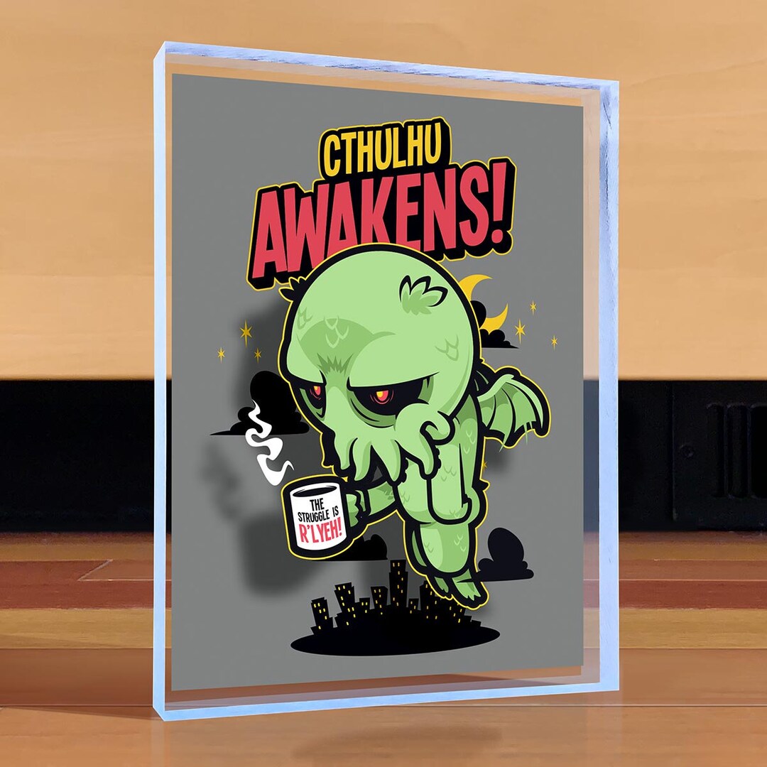 Cthulhu Awakens Desktop Art - Etsy