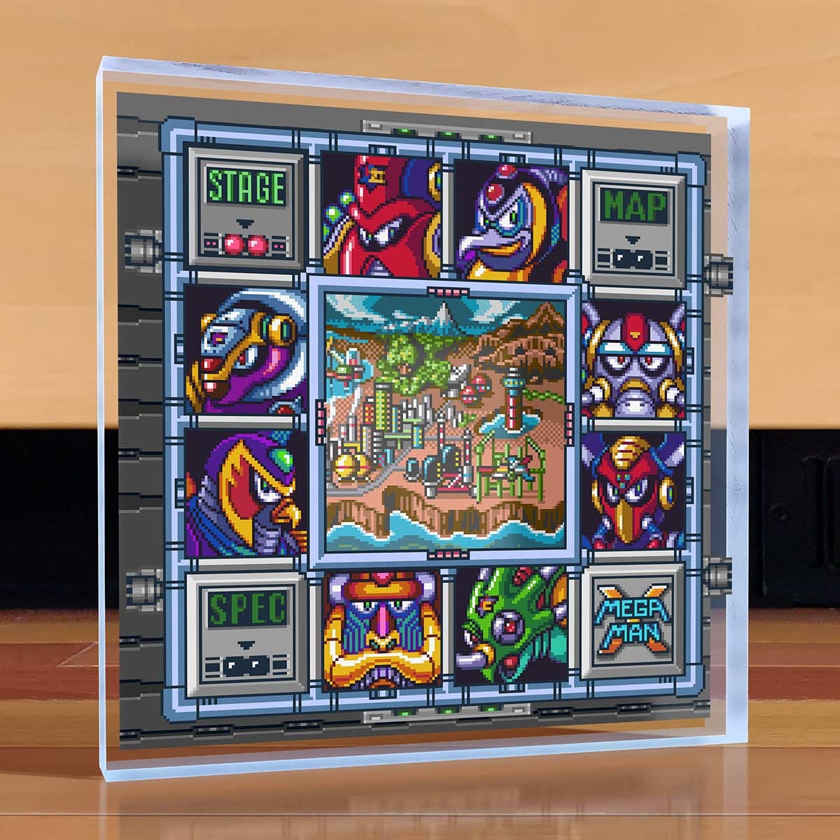 Mega Man X Bosses Desktop Art - Etsy