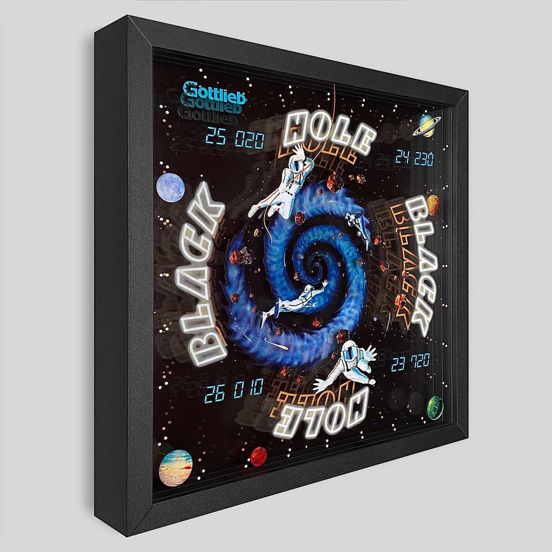 Black Hole Pinball Shadowbox Art - Etsy