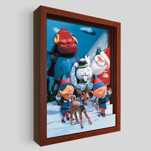 Frosty Shadowbox Art - Etsy