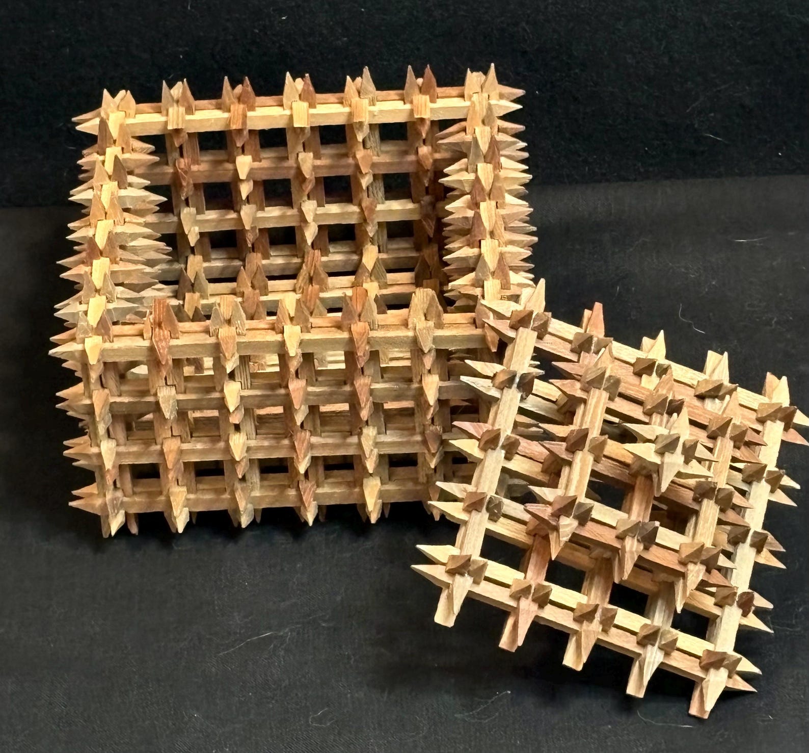 Tramp Art Box - Redwood - Etsy