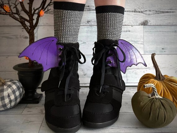 Boot Batwings Bat Shoe Wings Bat Wing Shoe Halloween Bat - Etsy