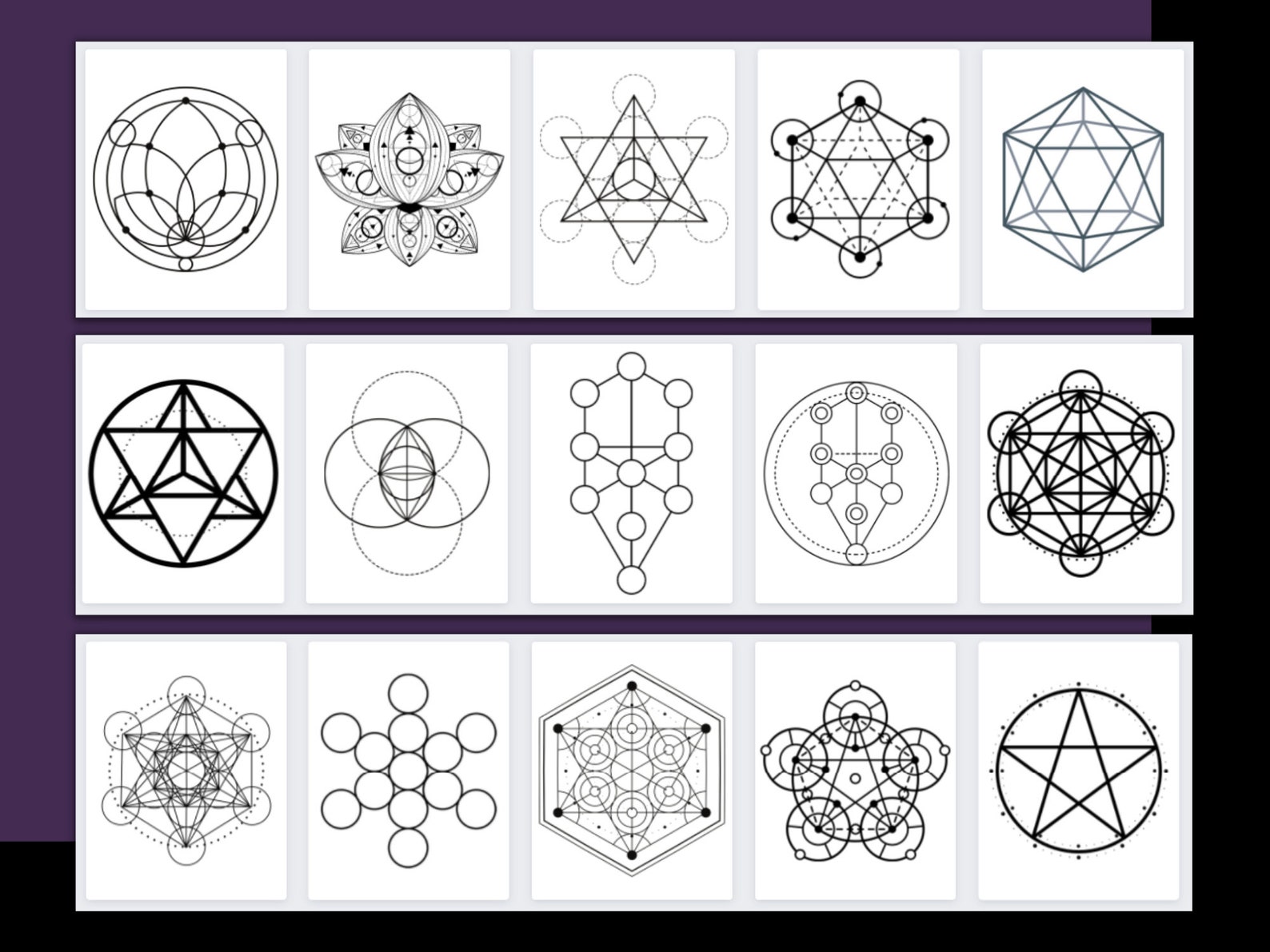 Crystal Grids Digital Download. 34 Printable Crystal Grid. - Etsy