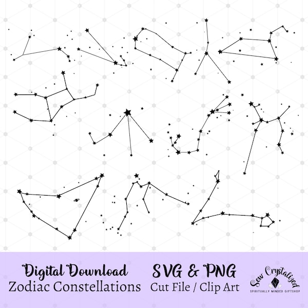 Constellation Svg - Etsy