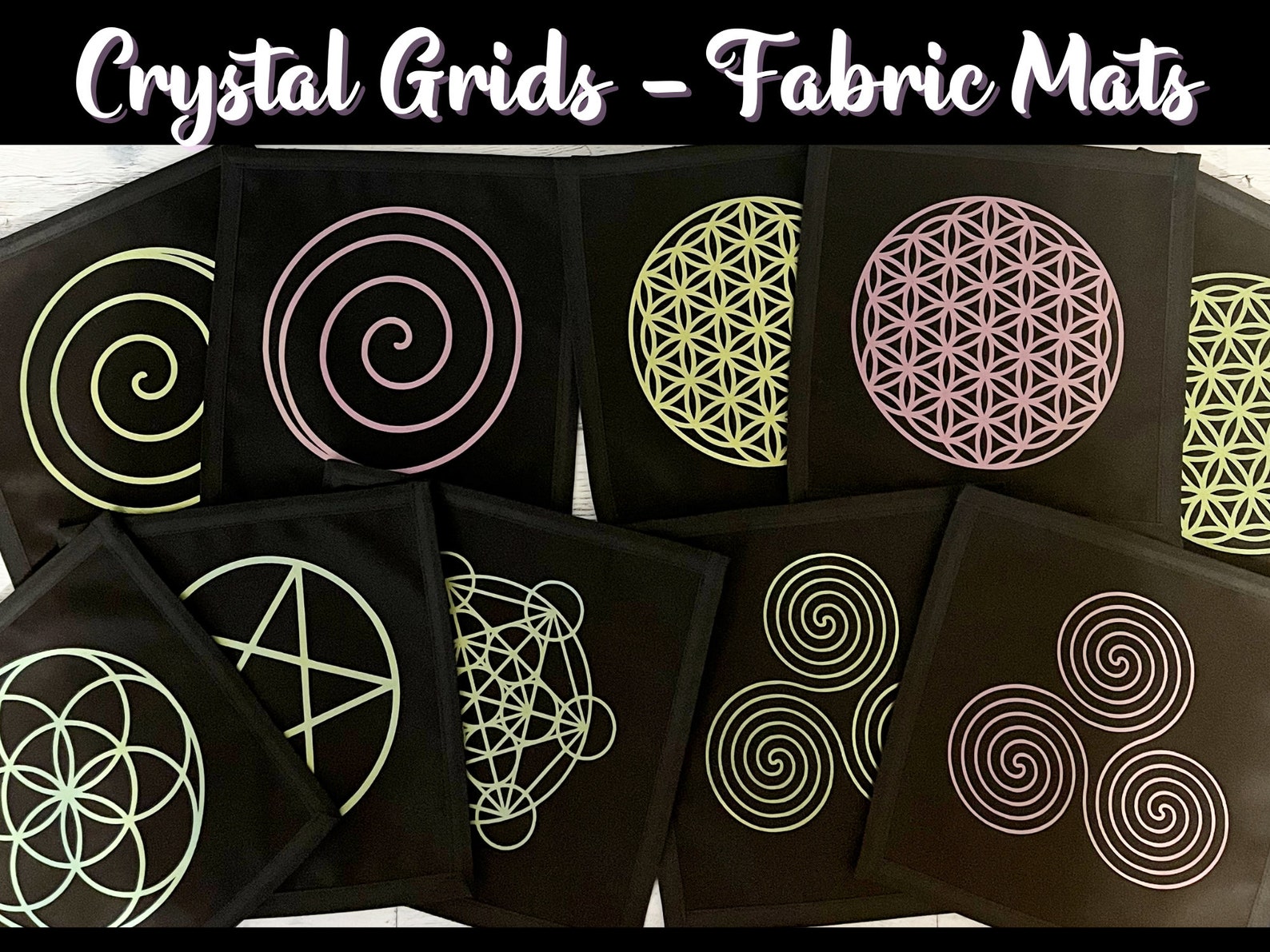 Crystal Grid. Manifestation. Meditation. Intentions. Sacred Geometry ...