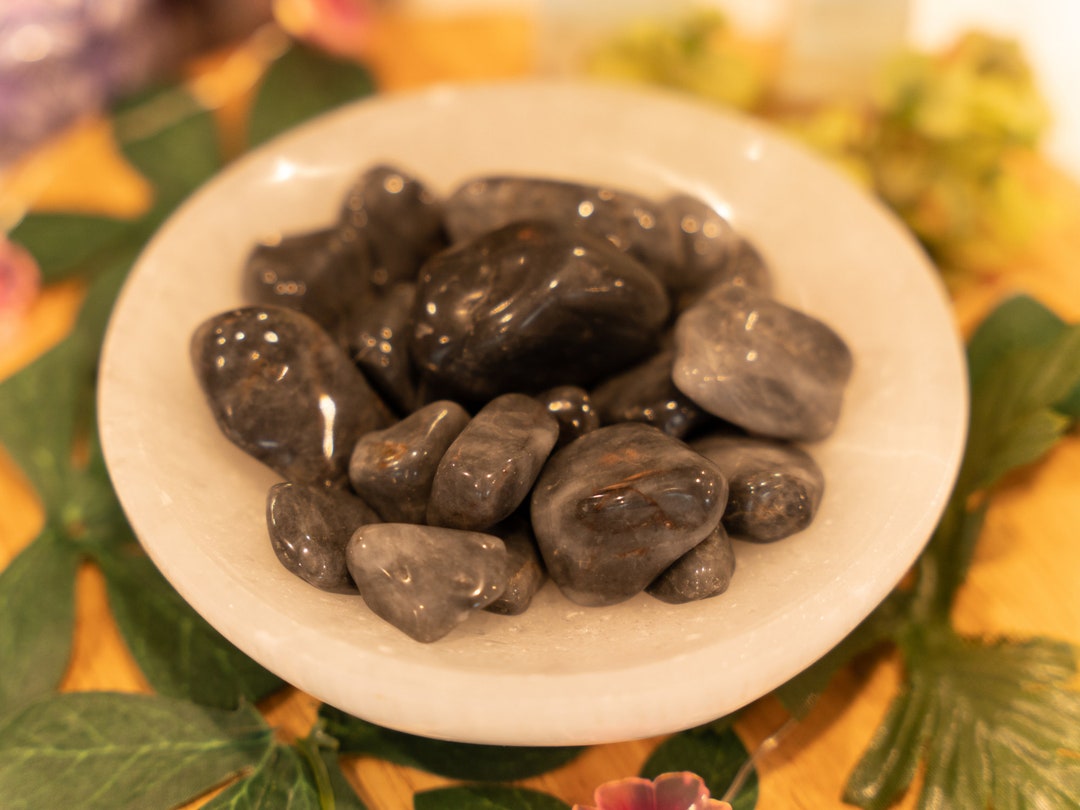 Grey Quartz Tumbles, Grey Quartz Crystals, Grey Quartz for Crystal ...