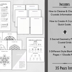 Crystal Journal, Digital Crystal Journal, Healing Crystal Journal ...