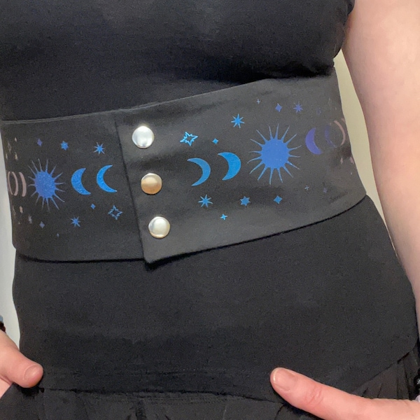 Wide Fabric Belt - Etsy