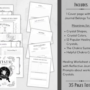 Crystal Journal, Digital Crystal Journal, Healing Crystal Journal ...