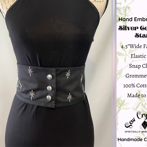 Wide Fabric Belt - Etsy