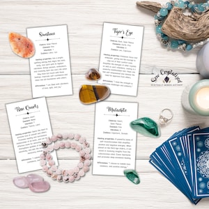 Printable Crystal Card Descriptions - Etsy