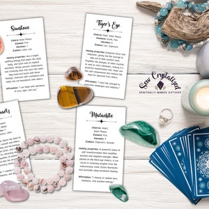 Printable Crystal Card Descriptions - Etsy