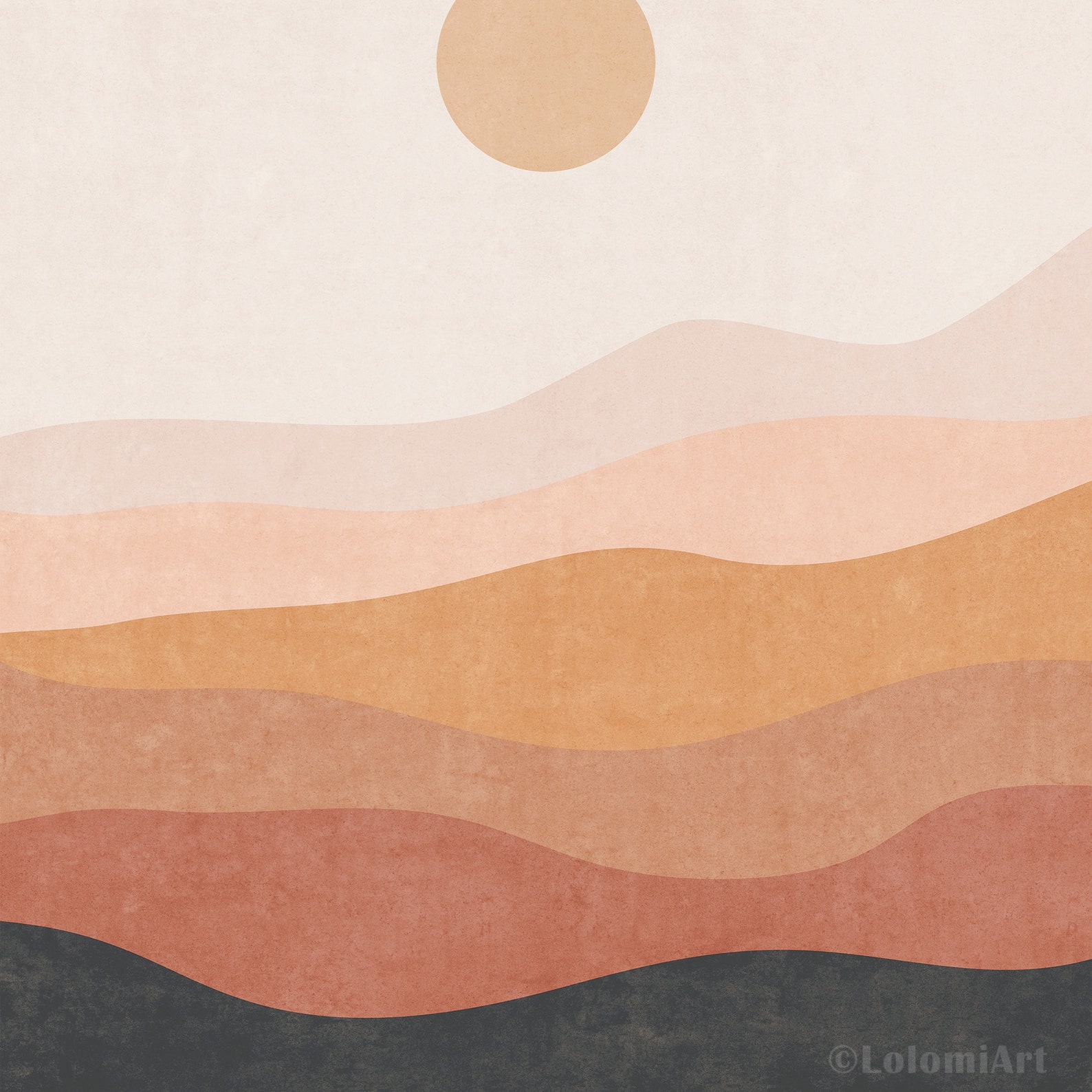 Printable Wall Art Set of 2 Prints, Boho Wall Art Print, Boho Sun Art ...