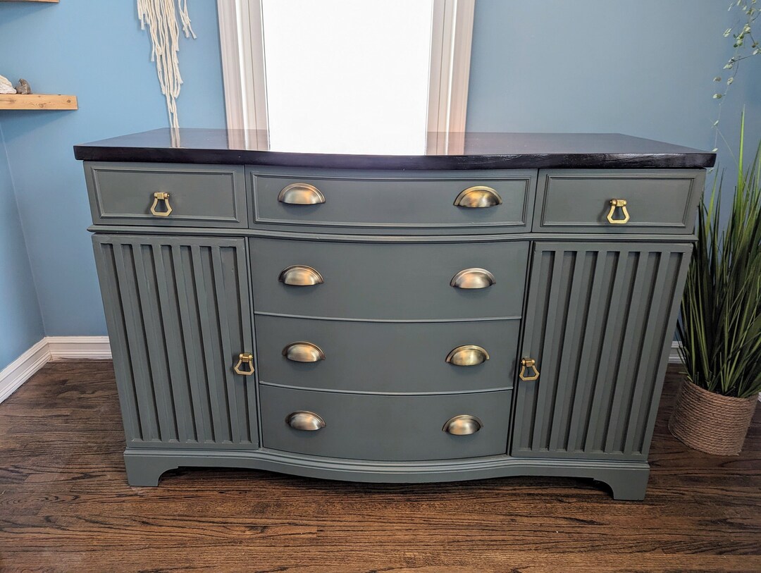 The theodore Refinished Buffet/sideboard - Etsy
