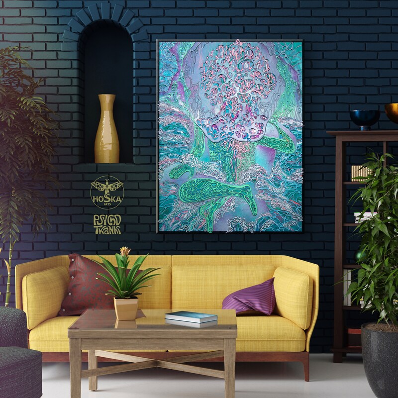 Psychedelic Painting - Etsy