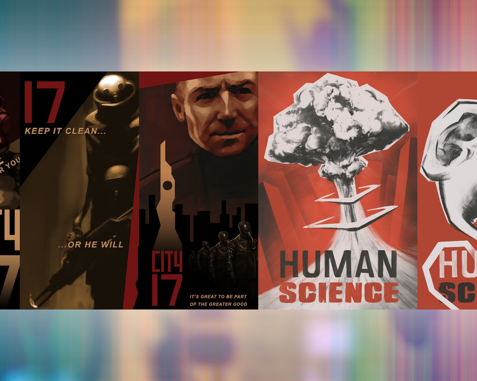 Combine Propaganda Posters Half-Life 2 Half-Life Alyx | Etsy