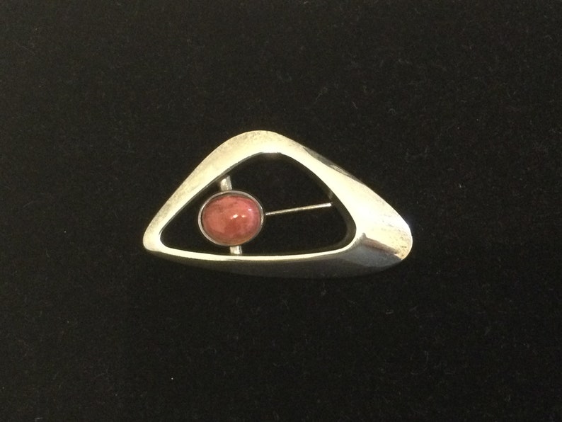 David Andersen Norway Silver &pink Amazonite Brooch - Etsy