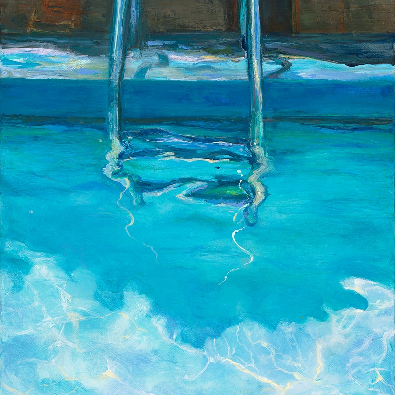 Swimming Pool Art - Etsy