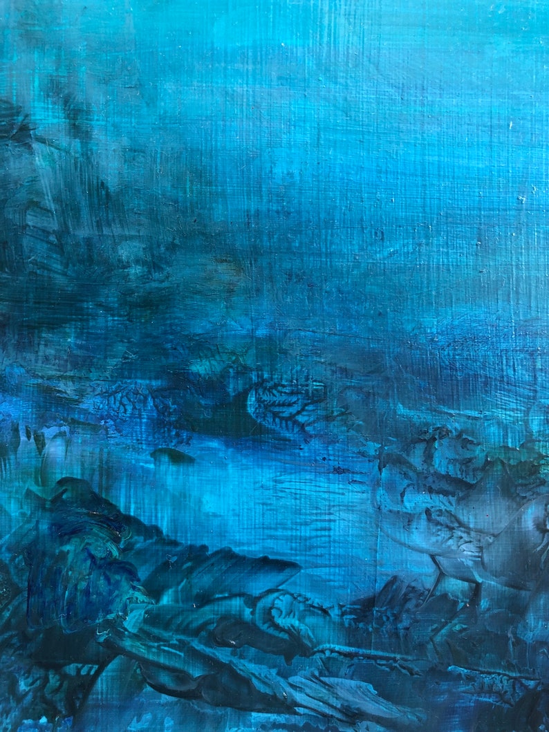 Wall Art Decor Gift of Water Themed Print for Swimmer Scuba Diver Art ...