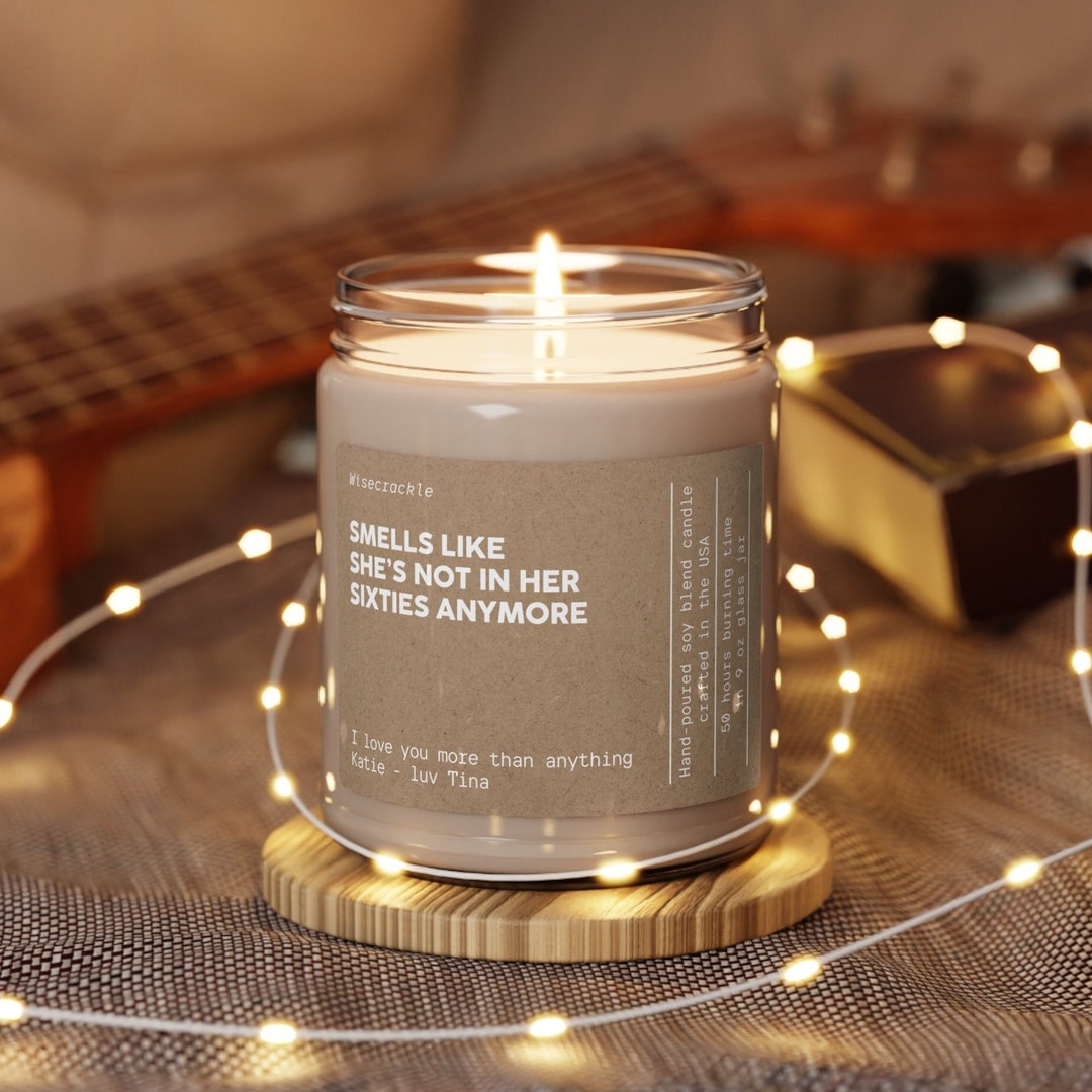 Personalized Funny 70th Birthday Candle Gift for Birthday Girl or Guy ...
