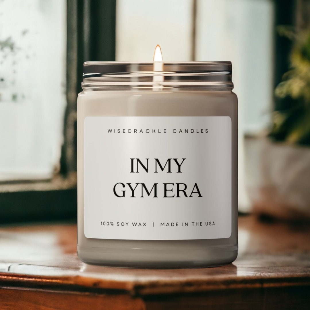 In My Gym Era Candle, Gym Rat Workout Gift, Funny Fitness Athletic ...