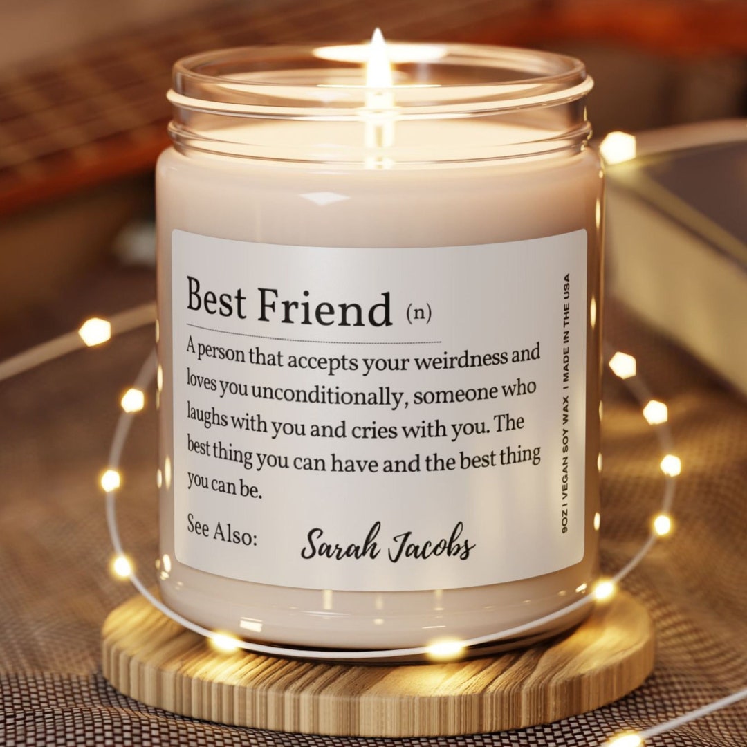 Friendship Candle, Best Friend Gift, Friendship Gift, Friend Gift, Our ...