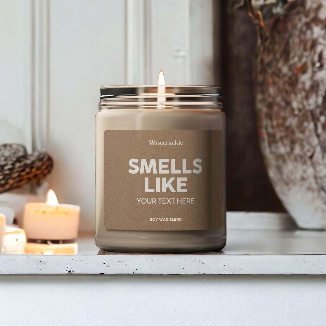 Personalized Smells Like Candle | Make Your Own Funny Candle Gift ...