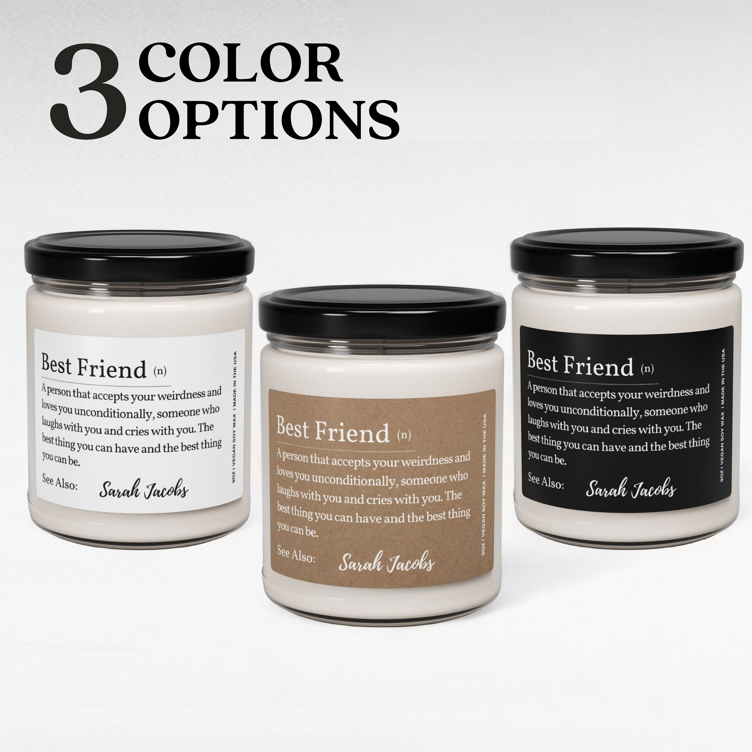 Friendship Candle, Best Friend Gift, Friendship Gift, Friend Gift, Our ...
