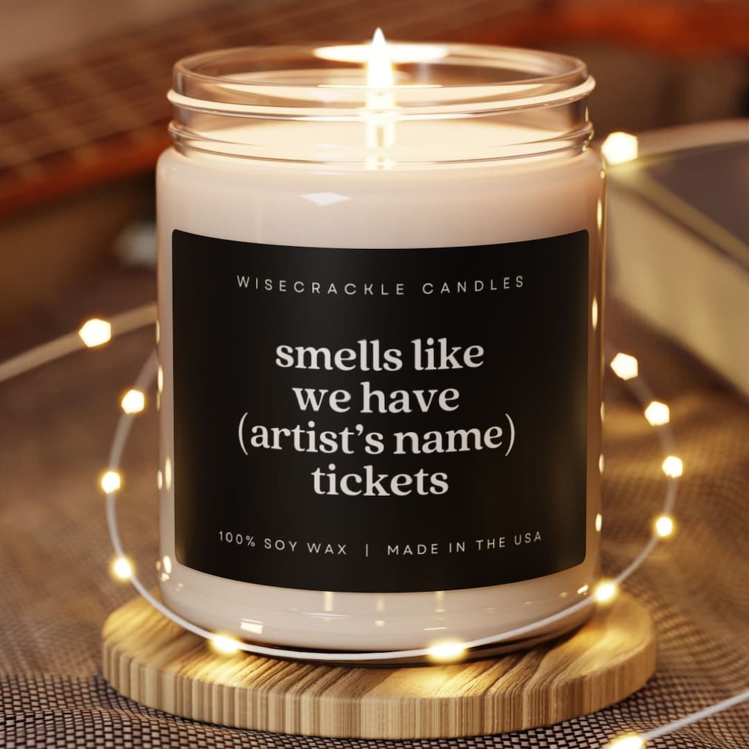 Custom Concert Gift | Smells Like We Have Tickets Concert Surprise ...