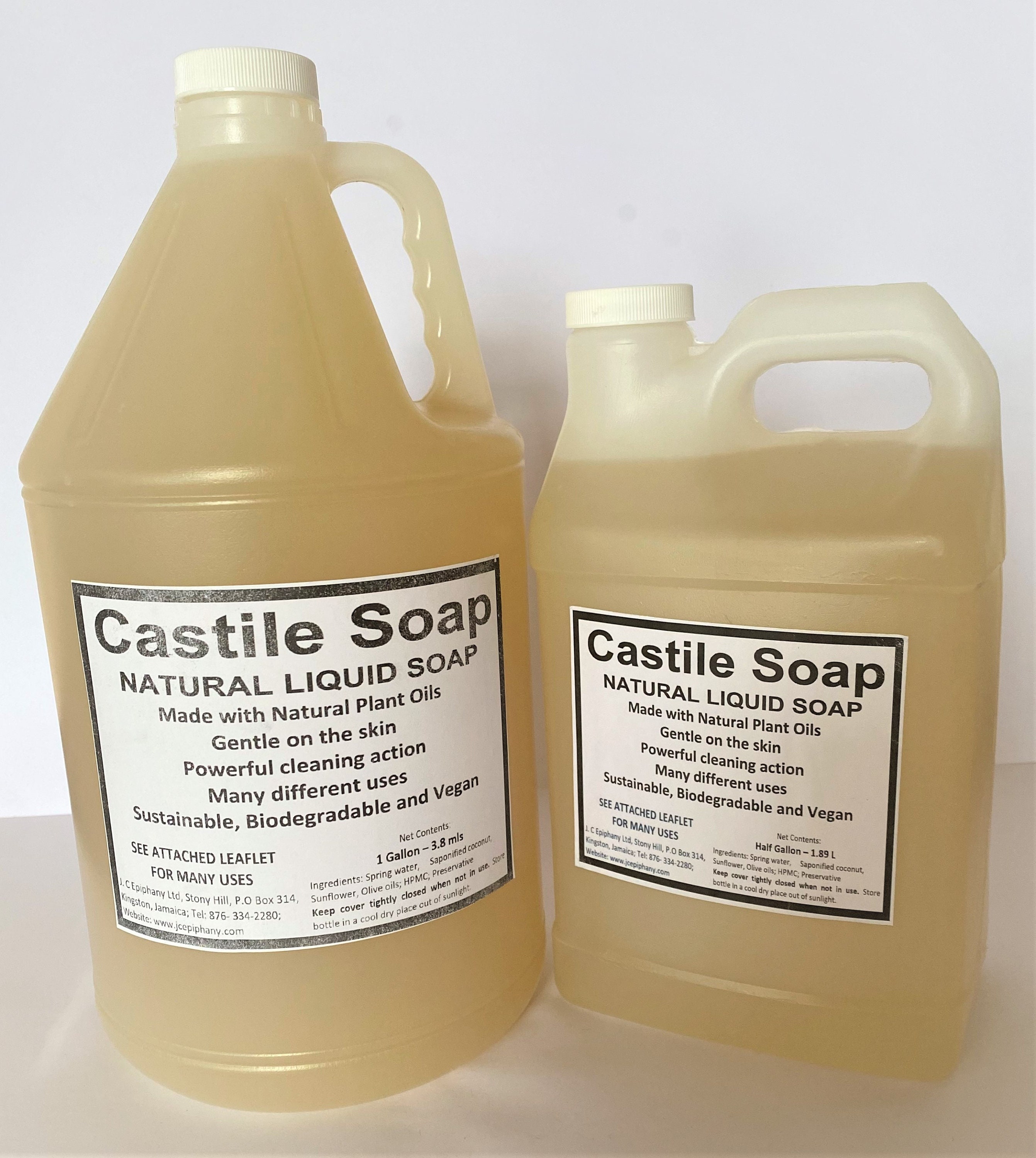 Castile Liquid Soap Natural Soap Base Concentrated Cleaner - Etsy