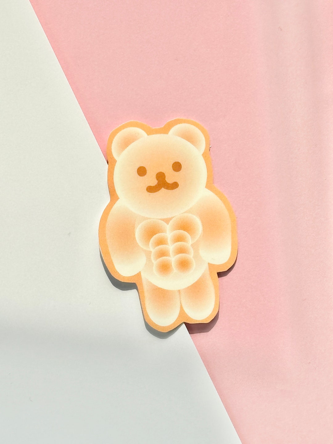 Buff Bread Bear Sticker Vinyl Sticker Buff Bear Stickers Bread Teddy ...